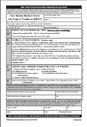 Physician Orders for Life-Sustaining Treatment - POLST